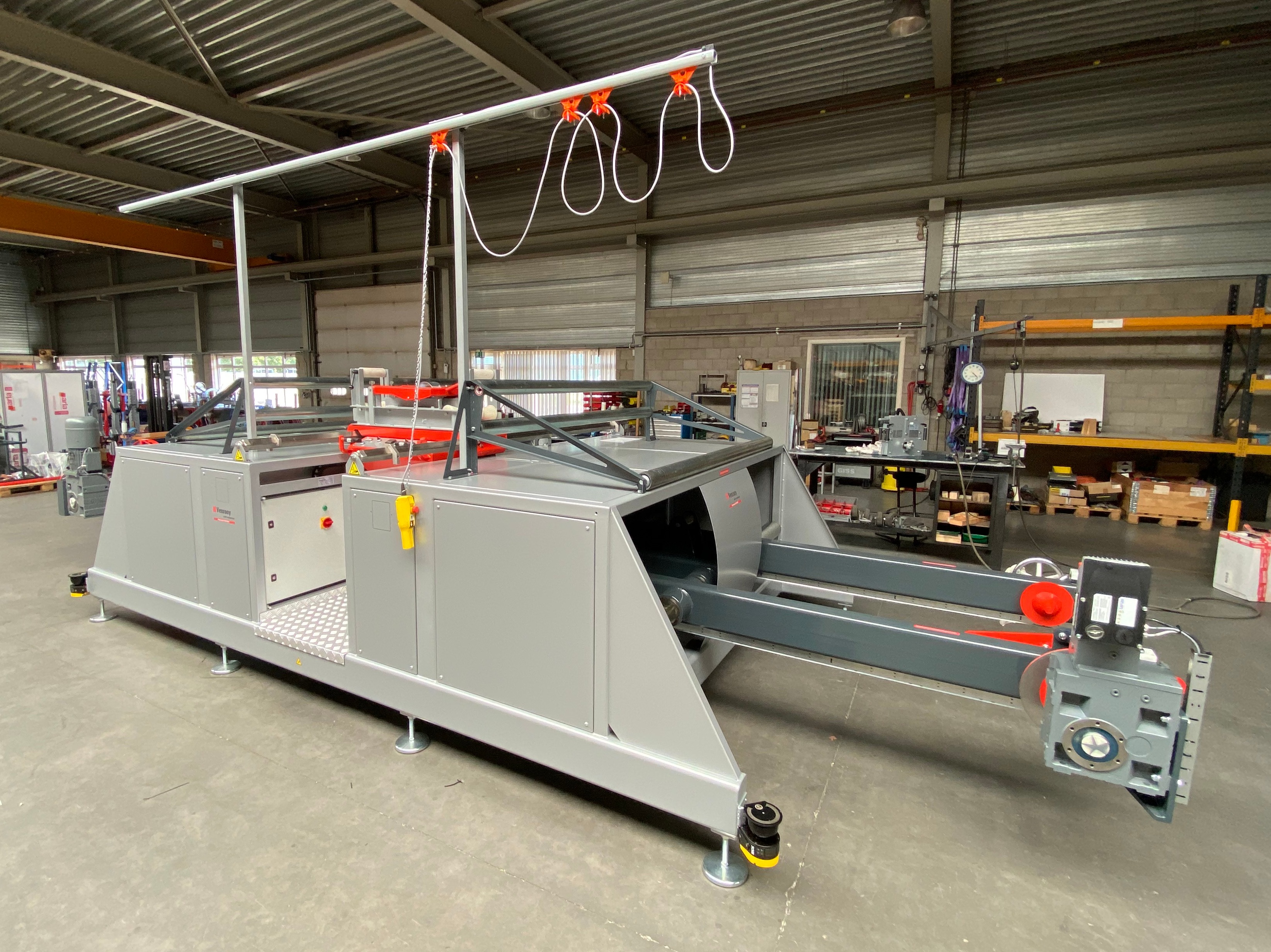 Motorgedreven Wikkelmachine VEN-D | Venrooy Cable Equipment
