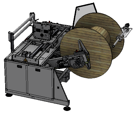 Motorgedreven Wikkelmachine VEN-CSE | Venrooy Cable Equipment