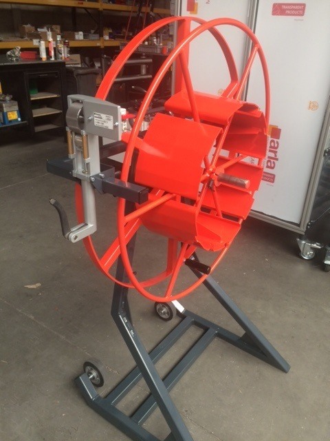 Manual cable winding machine | Venrooy Cable Equipment